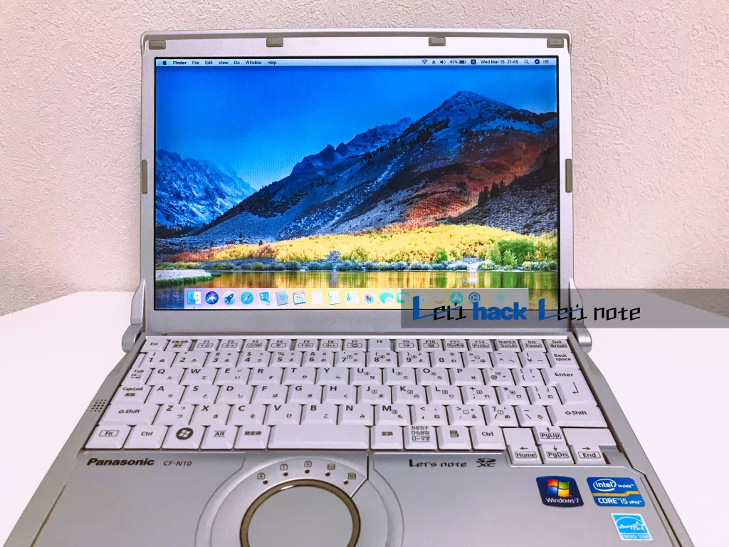 Panasonic Let’s note CF-N10, High Sierra – Page 2 – Let’s hack Let’s note