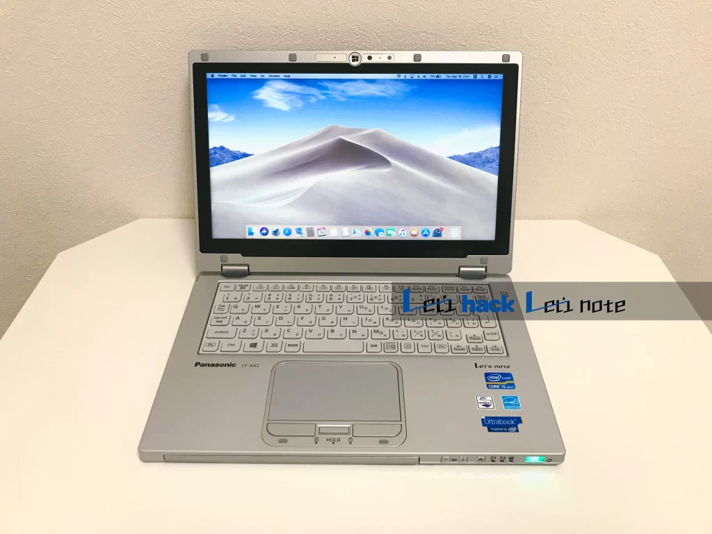 Panasonic Let’s note CF-AX2, Mojave – Page 2 – Let’s hack Let’s note