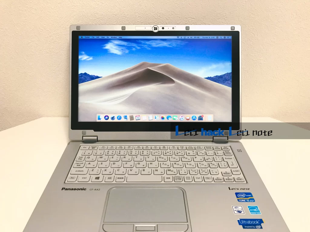 Panasonic Let’s note CF-AX2, Mojave – Page 2 – Let’s hack Let’s note